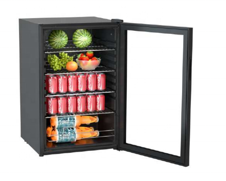 Glass door cola mini display fridge with lock – Afrimart Online